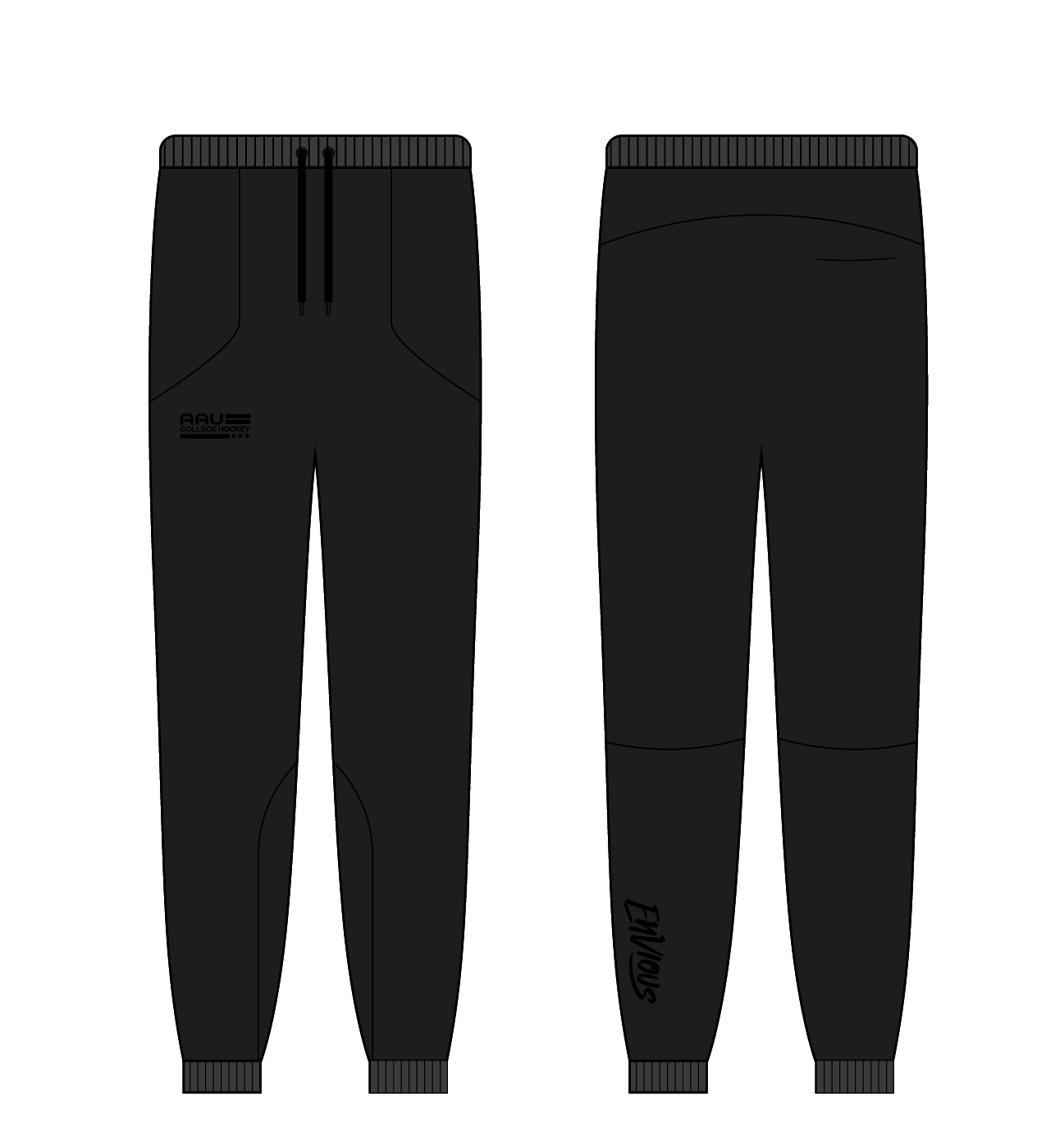AAU College Hockey Referee Warm-up Leisure Joggers – Envious Gamewear